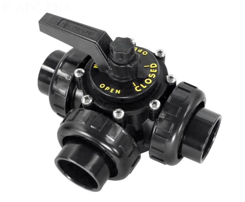 3-Way 1 1/2″ Valve W/ Unions – Leisuretime of Southbury